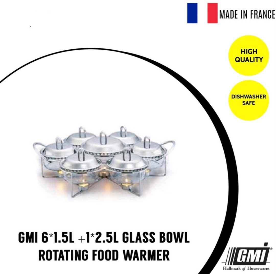 GMI Food Warmer W/1.5 Glass, Furniture & Home Living, Kitchenware ...