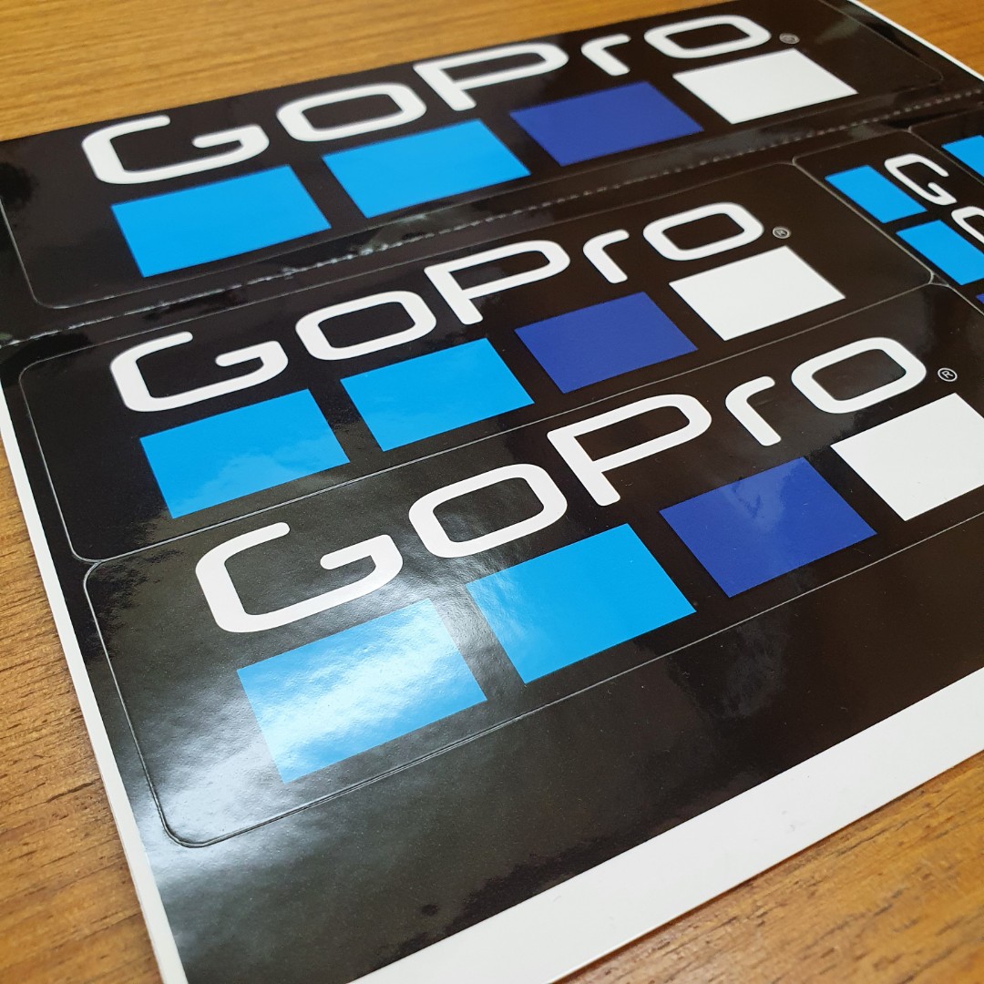 GoPro stickers (100% Original), Hobbies & Toys, Stationery & Craft ...