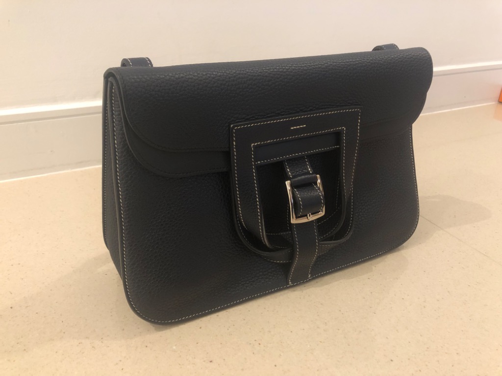 Hermes Halzan 25, Luxury, Bags & Wallets on Carousell
