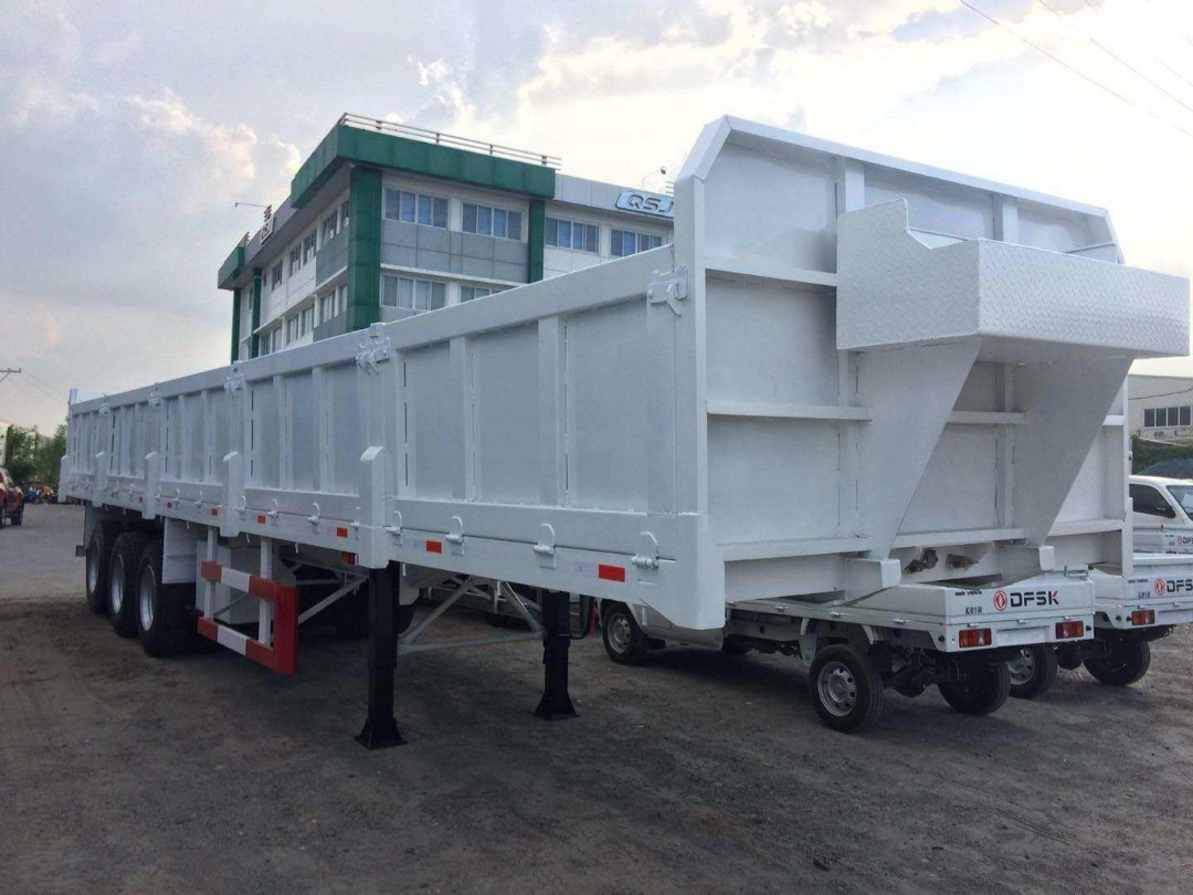 High bed trailer with sidings 40Ft, Commercial & Industrial ...