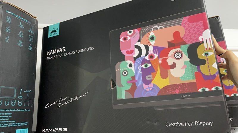 HUION KAMVAS 20 Drawing Pen Display Graphics Monitor $2000, 電腦＆科技, 電腦周邊 ...
