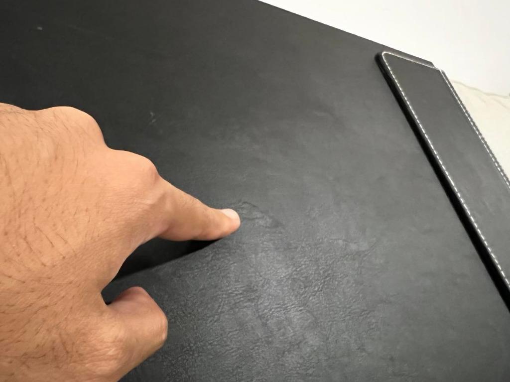 Ikea Rissla Desk Pad Black, Computers & Tech, Desktops on Carousell