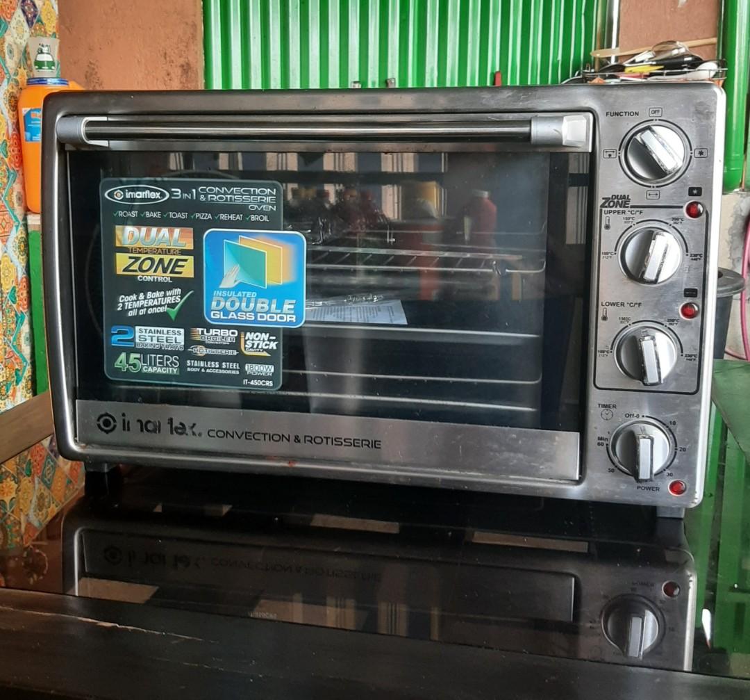 Imarflex Electric Oven with Convection and Rotisserie, TV & Home ...