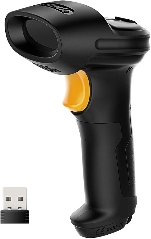 Inateck Barcode Scanner, Wireless Scanner, Automatic Scanning, BCST-60 ...