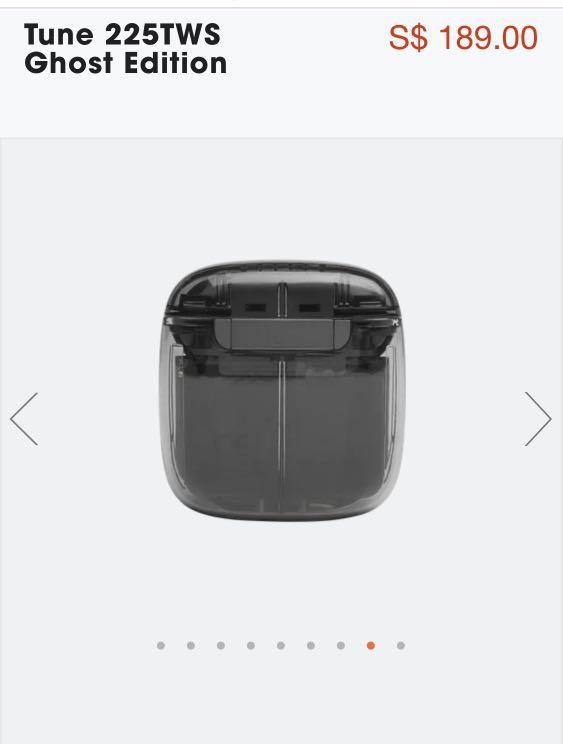 JBL Tune 225 TWS Ghost Edition, Audio, Earphones on Carousell