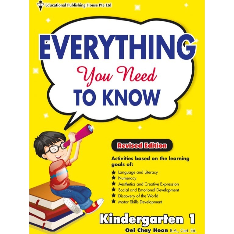 K1 Everything You Need To Know / Kindergarten 1 English Assessment Book ...