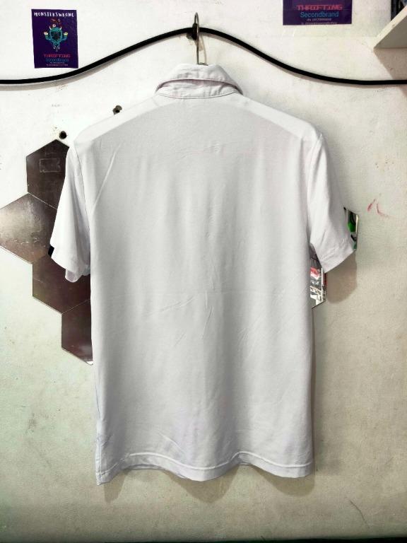 Kaos Polo Lecaf Sport Putih Polos Small Logo, Fesyen Pria, Pakaian ...