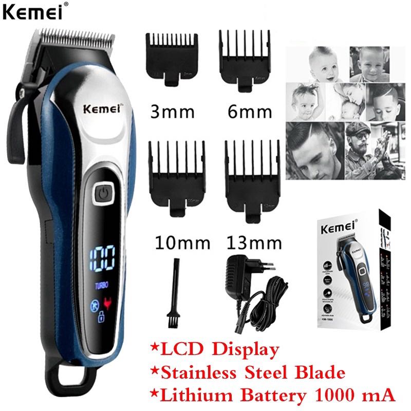 Kemei LCD Monitor Hair Clipper, Beauty & Personal Care, Men's Grooming ...