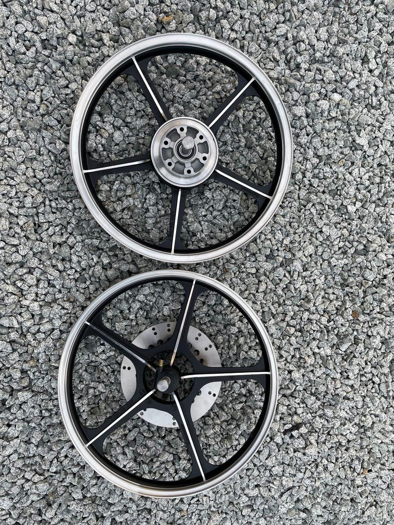 Kh100 GTO AR80 AR125 YPVS RXZ 125z y15 rim custom murah kawasaki k1 ...