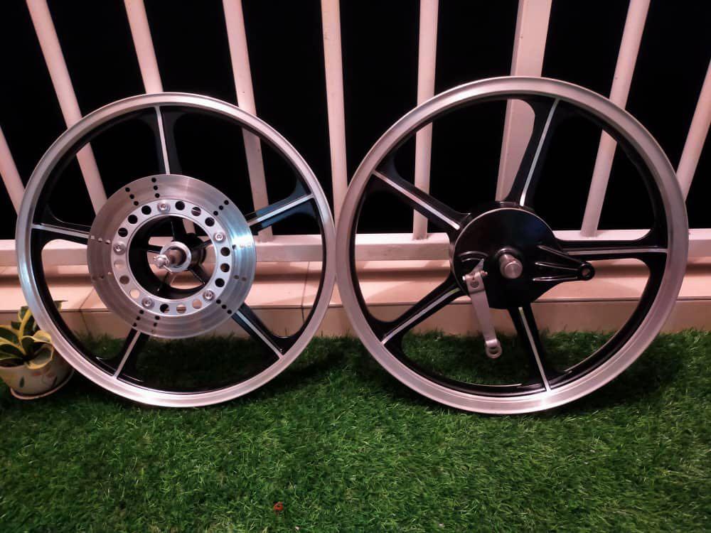 Kh100 GTO AR80 AR125 YPVS RXZ 125z y15 rim custom murah kawasaki k1 ...