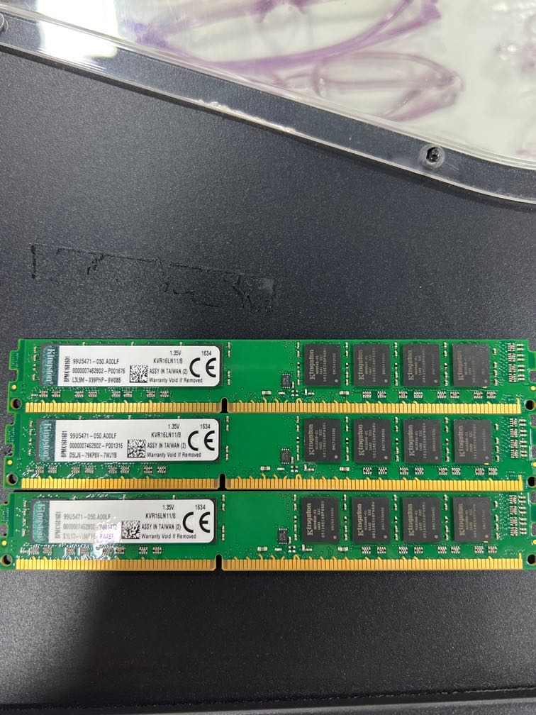 Kingston KVR16LN11/8 DDR3 8GB ram, Computers & Tech, Parts ...