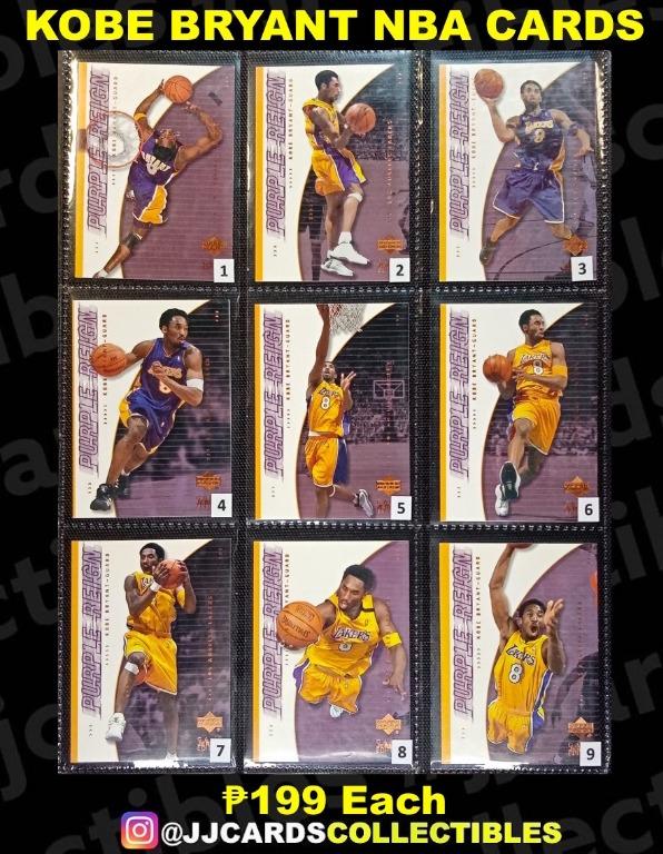 Kobe Bryant 2001 Purple Reign NBA Cards, Hobbies & Toys, Toys & Games ...
