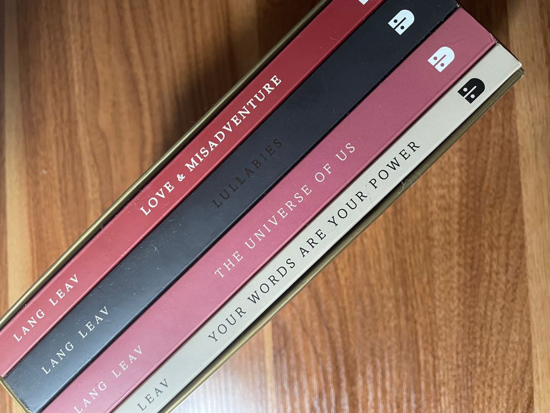 Lang Leav book set, Hobbies & Toys, Books & Magazines, Fiction & Non ...