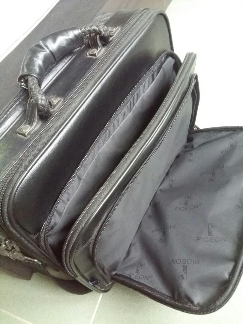 Leather briefcase sling bag, Men's Fashion, Bags, Briefcases on Carousell