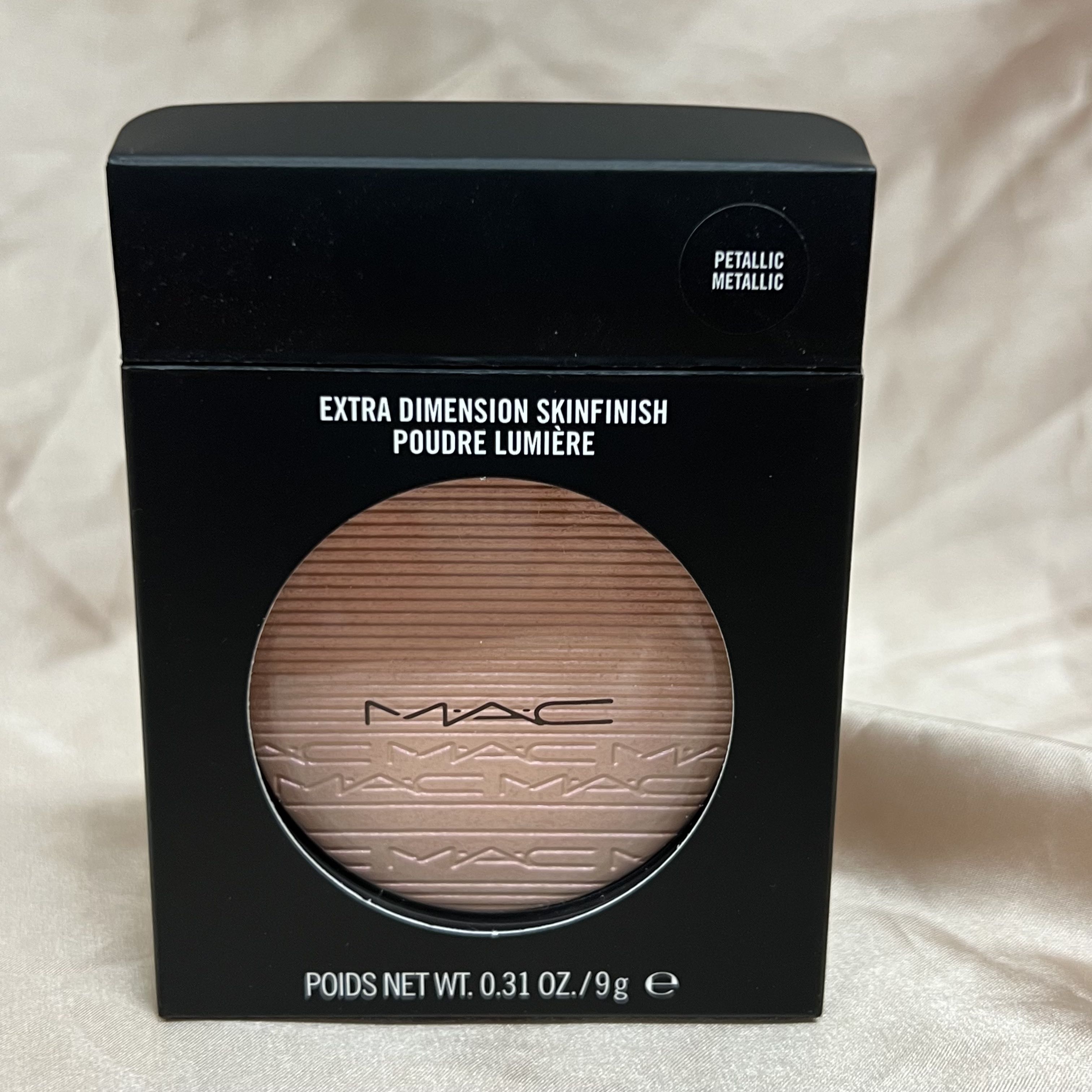 Mac highlighter/ extra dimension skin finish/petallic metallic 9g ...