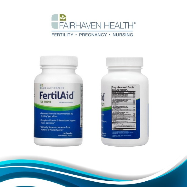 Male Fertility Supplements FertilAid For Men, Health & Nutrition ...