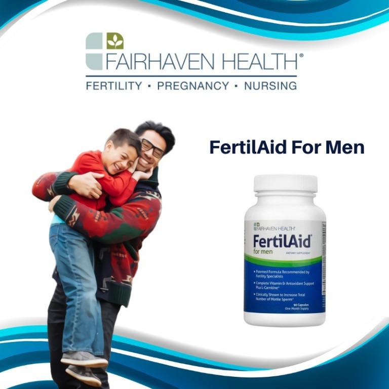 Male Fertility Supplements FertilAid For Men, Health & Nutrition ...