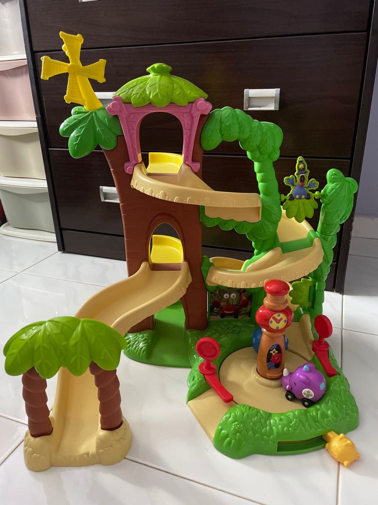 Mini slide playground with cars, Babies & Kids, Infant Playtime on ...