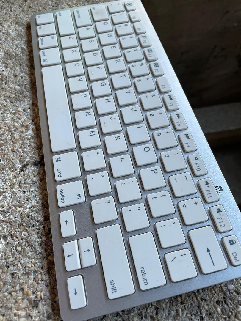 Miniso Ultra Thin Bluetooth/Wireless Keyboard, Computers & Tech, Parts ...