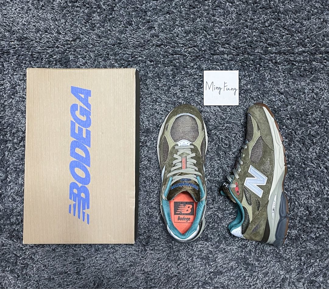 New Balance 990 V3 BODEGA, 男裝, 鞋, 波鞋 - Carousell