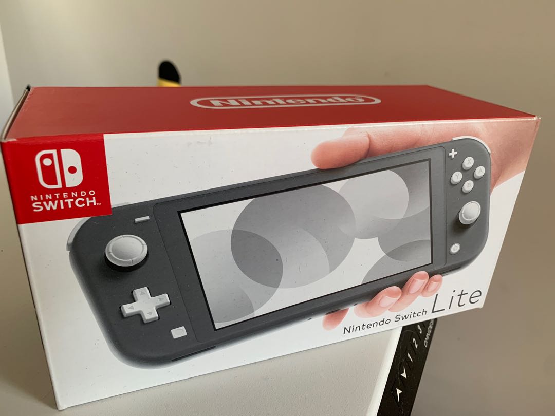 Nintendo Switch Lite Gray, Video Gaming, Video Game Consoles, Nintendo ...