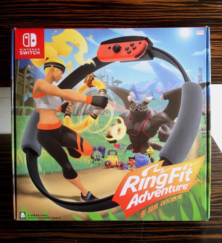 Nintendo Switch Ring Fit Adventure, Video Gaming, Video Games, Nintendo ...
