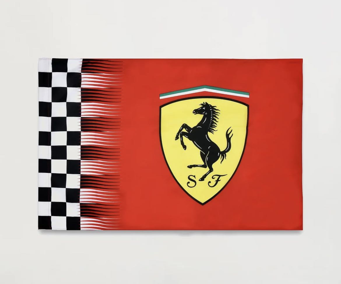 Official Ferrari flag, Car Accessories, Accessories on Carousell