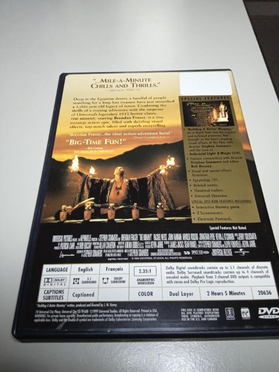 Original DVD Box Set The Mummy Collection, Hobbies & Toys, Music ...