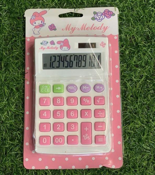 Original Sanrio my melody calculator, Hobbies & Toys, Stationery ...