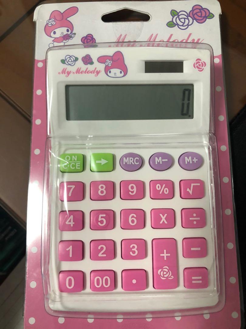 Original Sanrio my melody calculator, Hobbies & Toys, Stationery ...
