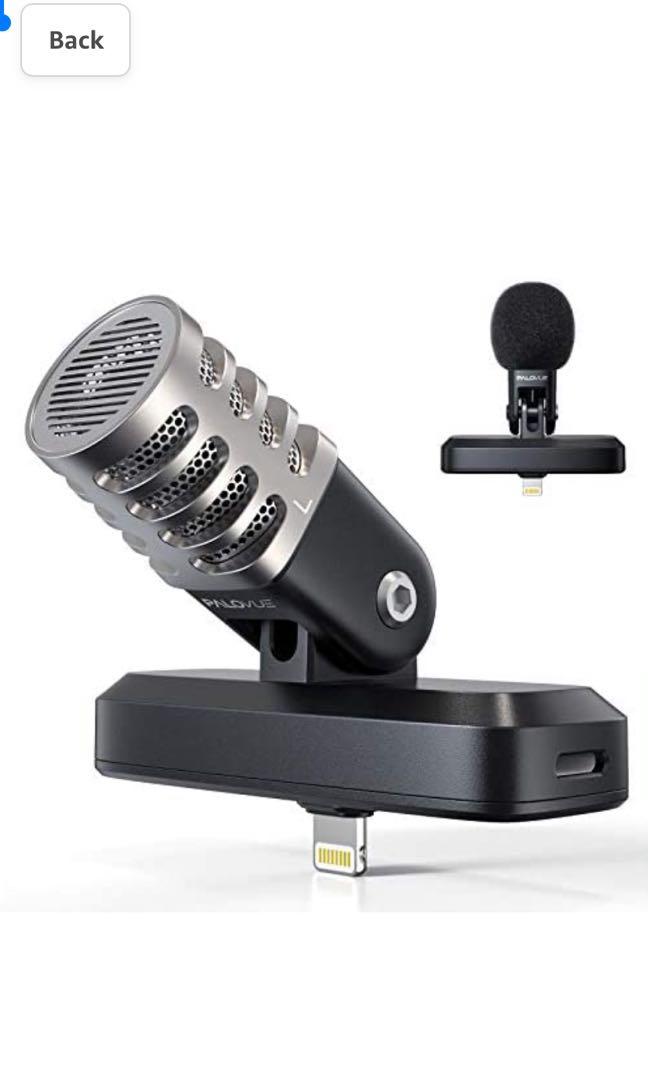 PALOVUE iMic Portable Microphone with Lightning Connector for iPhone ...