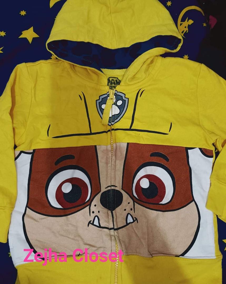 Paw patrol rubble jacket, Babies & Kids, Babies & Kids Fashion on Carousell