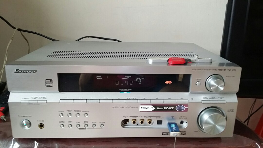 Pioneer audio/video multi-channel receiver VSX-816, Audio, Soundbars, Speakers & Amplifiers on ...