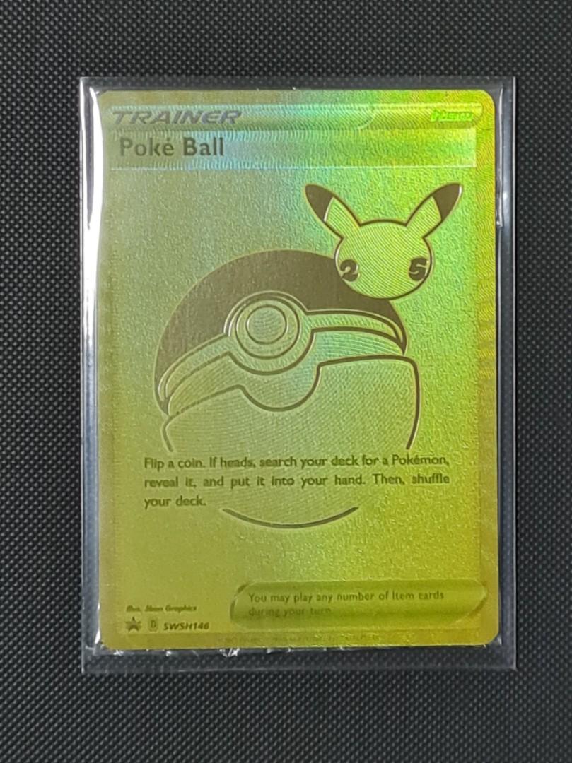 Pokemon Cards 25th Anniversary Golden Pikachu Pokeball Hobbies pokemon-cards-25th-anniversary-golden-pikachu-pokeball-hobbies