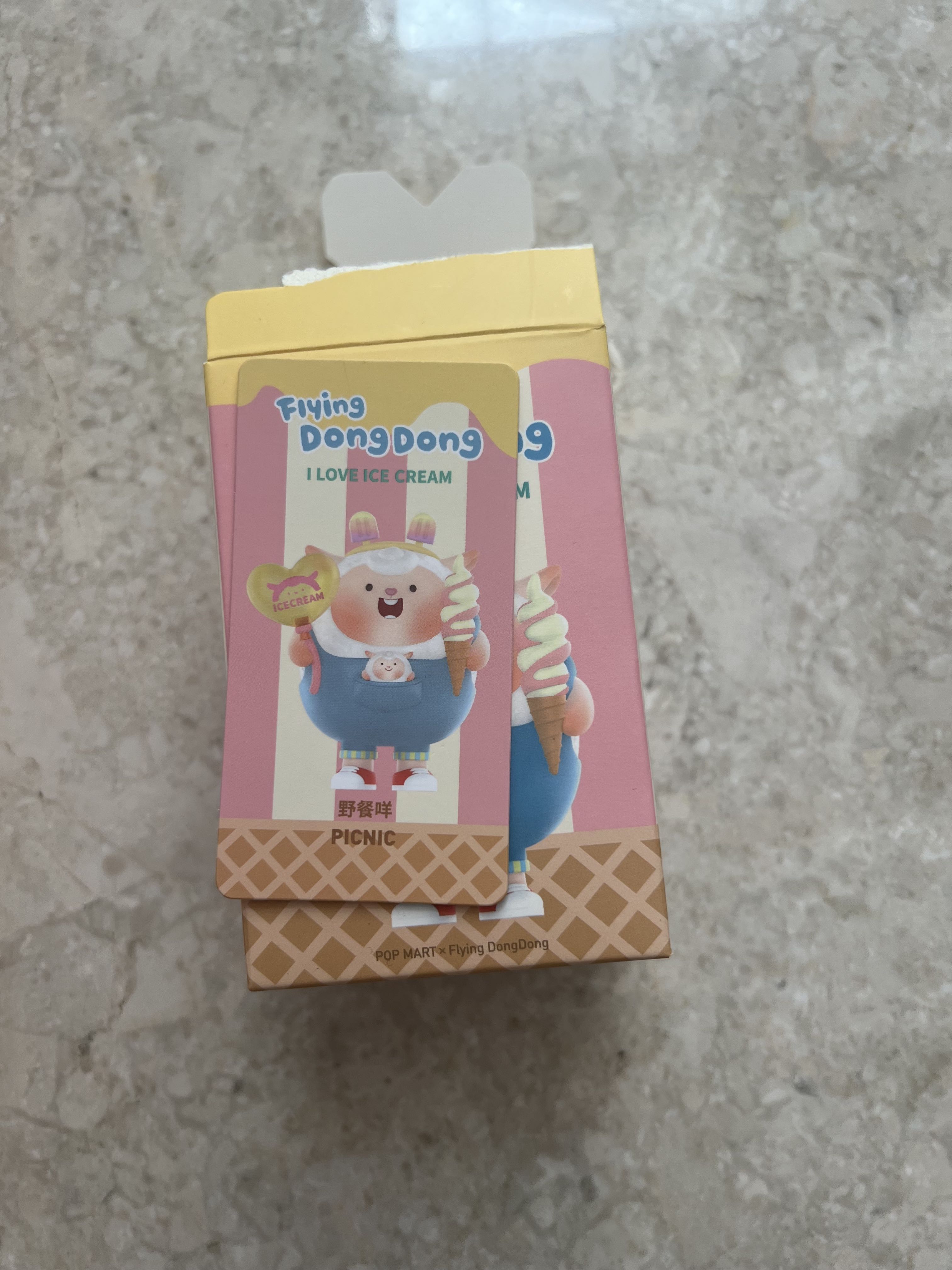 Popmart flying dong dong I love ice cream, Hobbies & Toys, Toys & Games ...