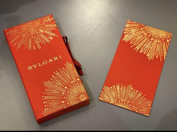 [sold] Bvlgari VVIP Gift Set 2022 Year of Tiger Red Packet, Luxury ...