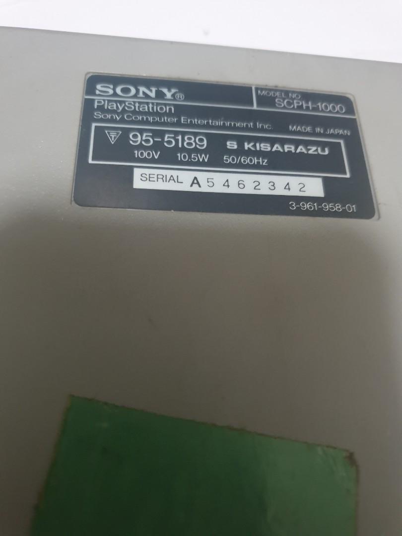 Ps1 Unit (Sony Playstation 1), Video Gaming, Video Game Consoles ...