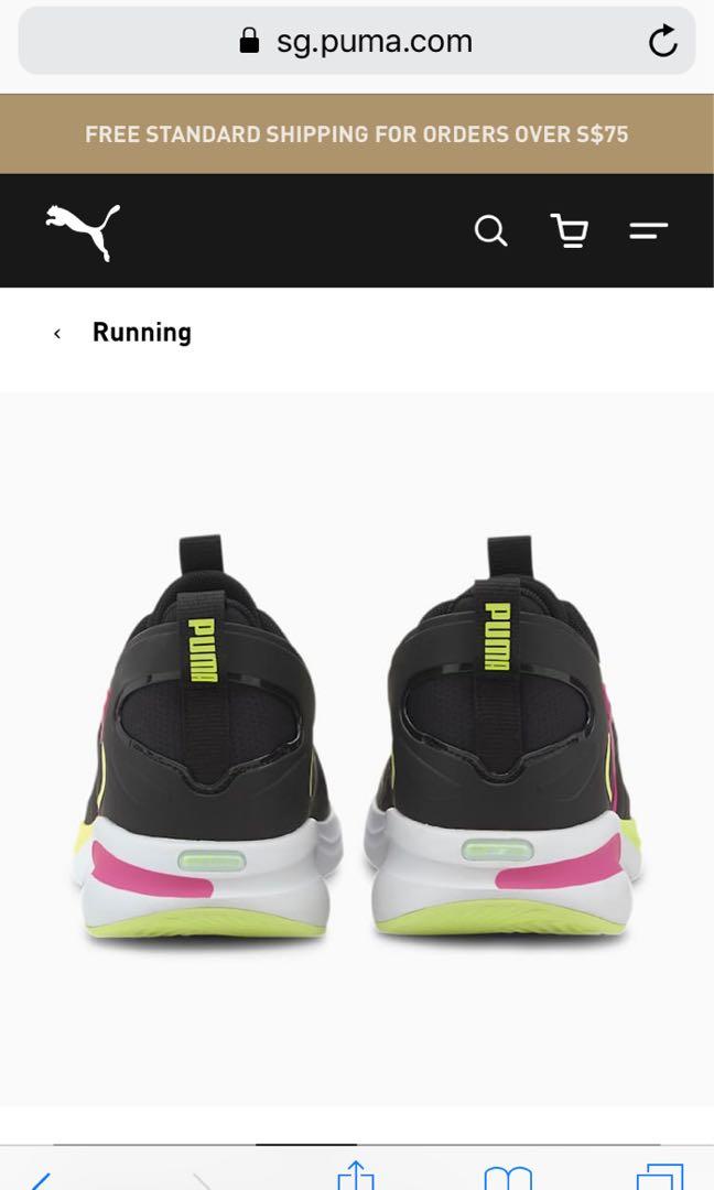 Puma Shoes Black & Neon, Women's Fashion, Footwear, Sneakers on Carousell