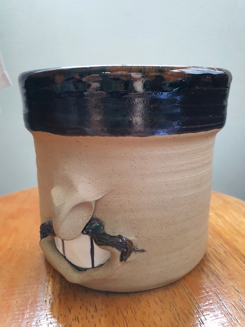 Rare vintage Made in Wales clay container, Hobbies & Toys, Memorabilia ...