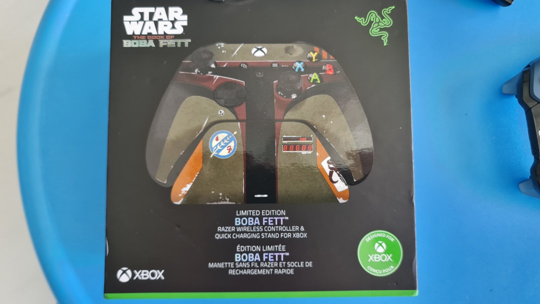 Razer Star Wars Boba Fett Xbox Limited Edition Controller and Charging ...