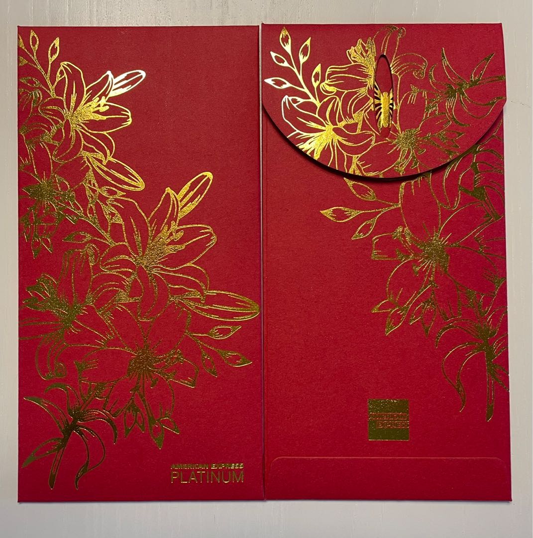 Red Packet Set AMEX PLATINUM #aljuniedmrt #redhillmrt, Hobbies & Toys ...