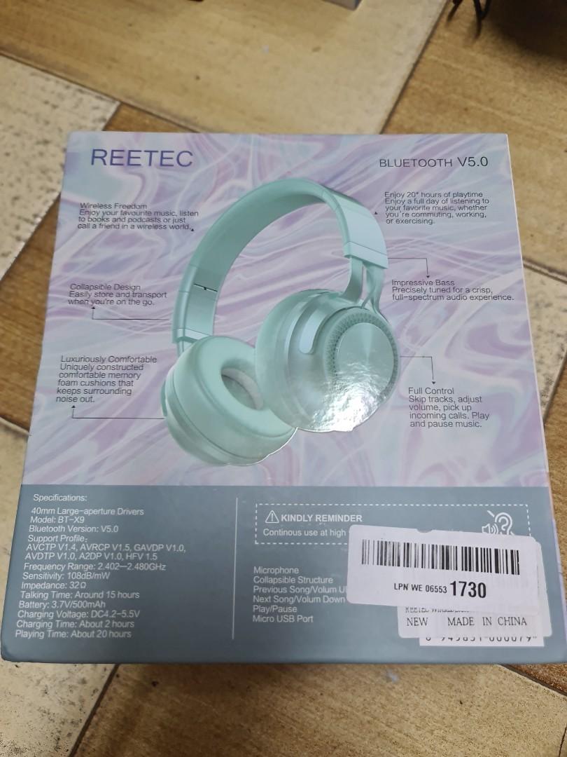 Reetec BT-X9 Headphone, Audio, Headphones & Headsets on Carousell