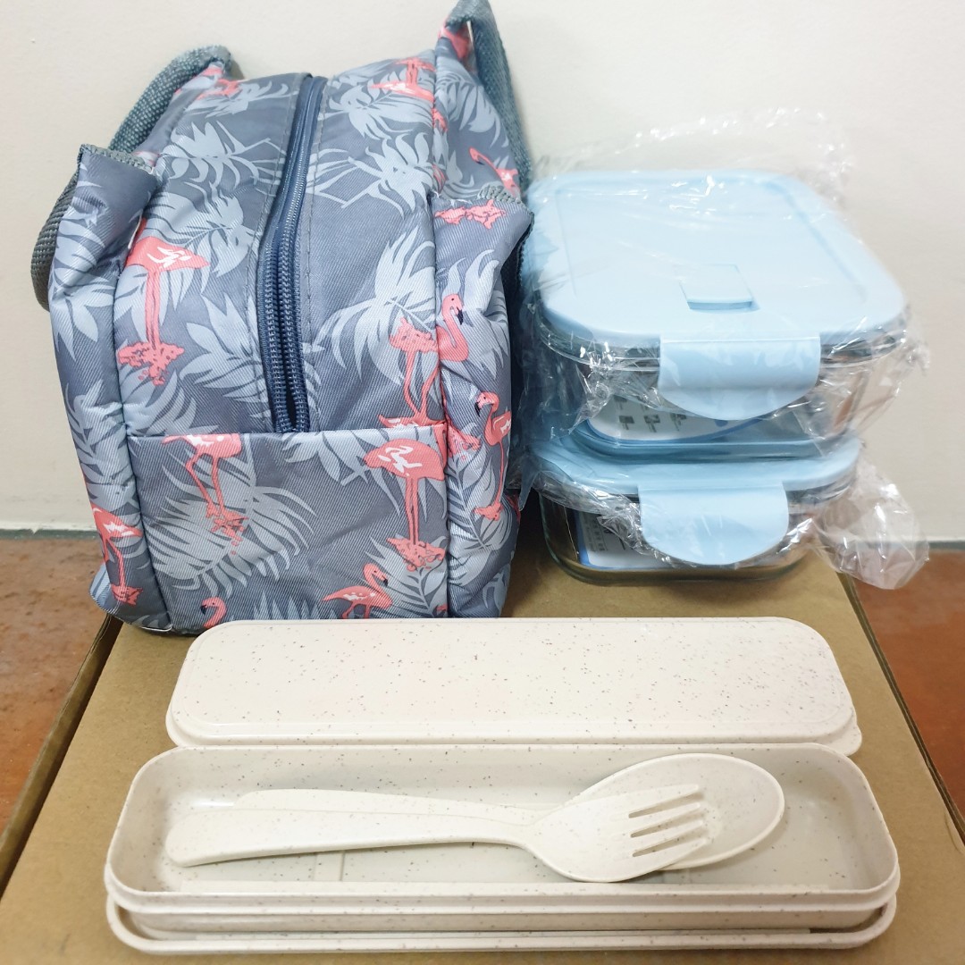 Lunch Box Gift Set, Furniture & Home Living, Kitchenware & Tableware ...