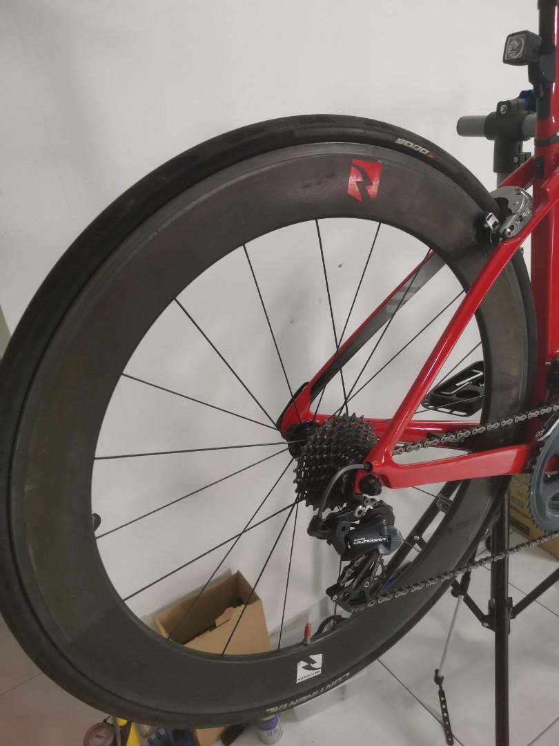 Reynolds Strike 66mm carbon wheels Clincher, Sports Equipment, Bicycles ...