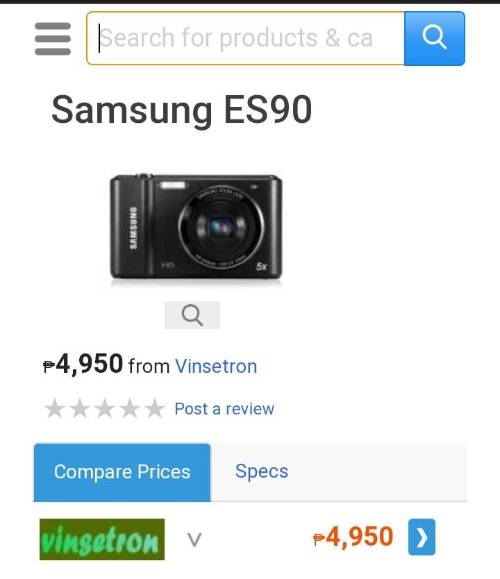 Samsung ES90 Digital Camera 14.2MP, Photography, Cameras on Carousell