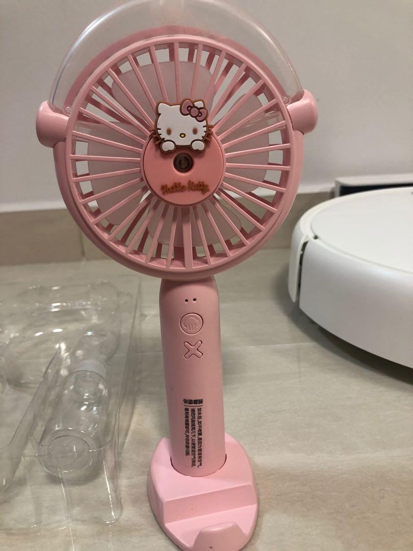 Sanrio hello kitty portable fan, Furniture & Home Living, Lighting ...