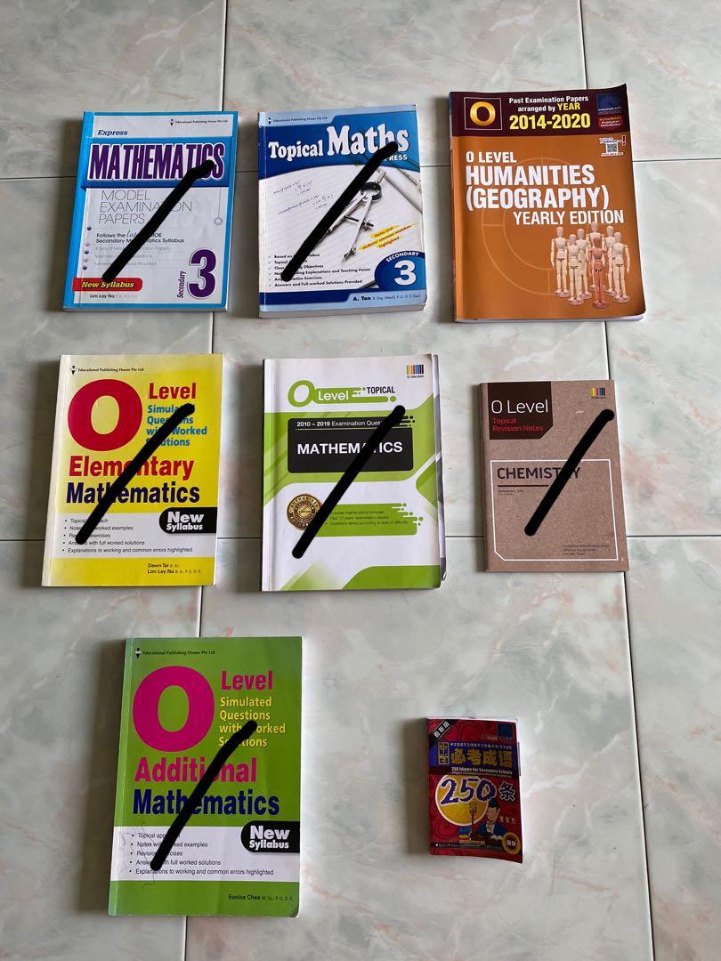 secondary school o level emath/amath assessment books, elective ...