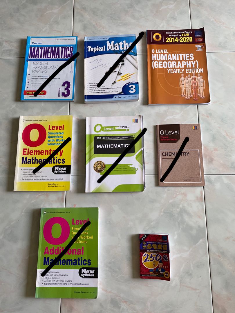 Secondary School O Level Emath amath Assessment Books Geog Tys Secondary School O Level Emath amath Assessment Books Geog Tys