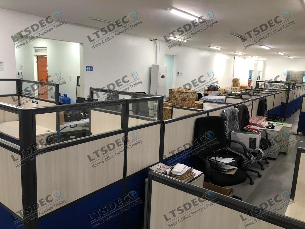 SHARING PANEL WORKSTATION OFFICE PARTITION FURNITURE, Furniture & Home ...