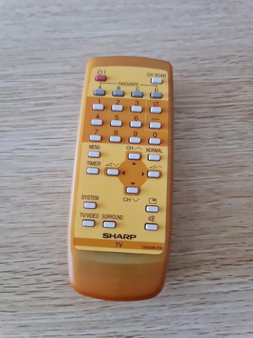 Sharp 14" CRT TV for sales with remote control, TV & Home Appliances ...